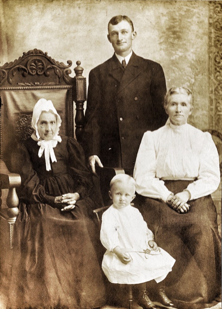 4 Generations – Vaupel Family (Circa 1908) – Falkner/Jarrell Family History