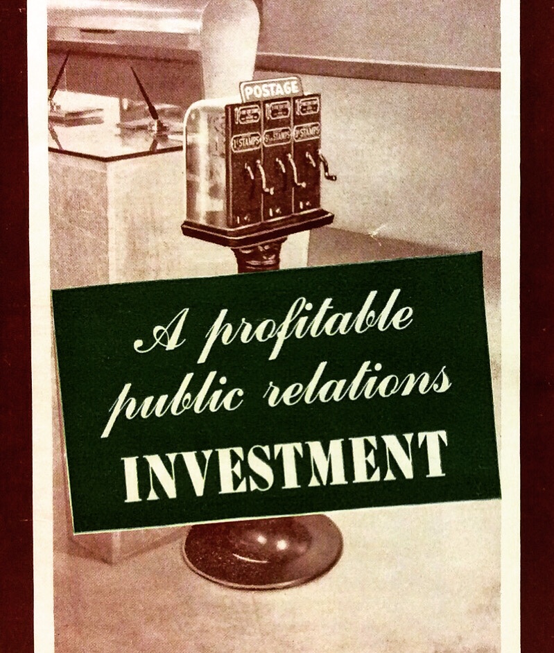 Schermack Triple Stamp Vending Machine – Falkner/Jarrell Family History